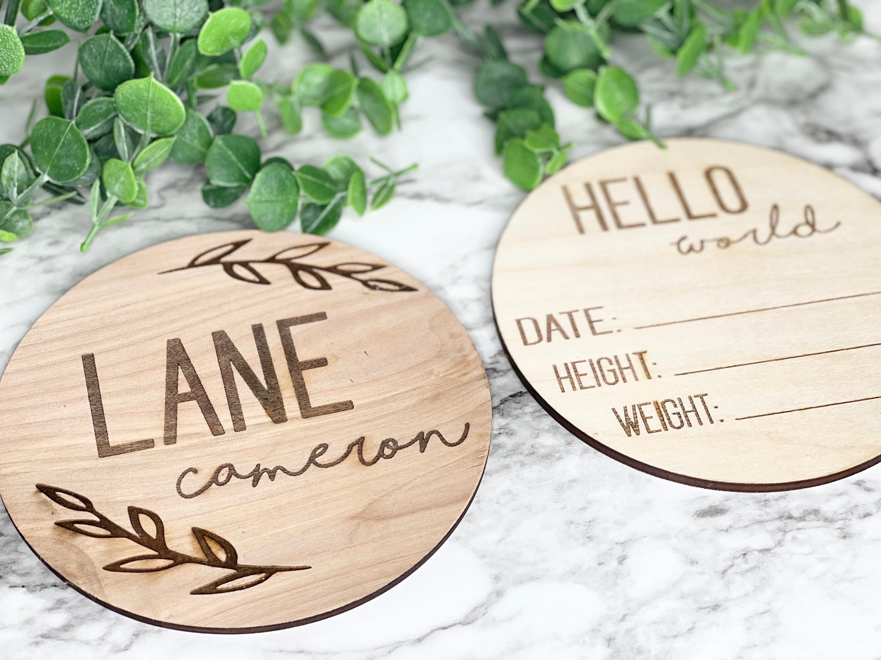 Birth Announcement Sign / Newborn Birth Stats Sign / Hospital - Etsy