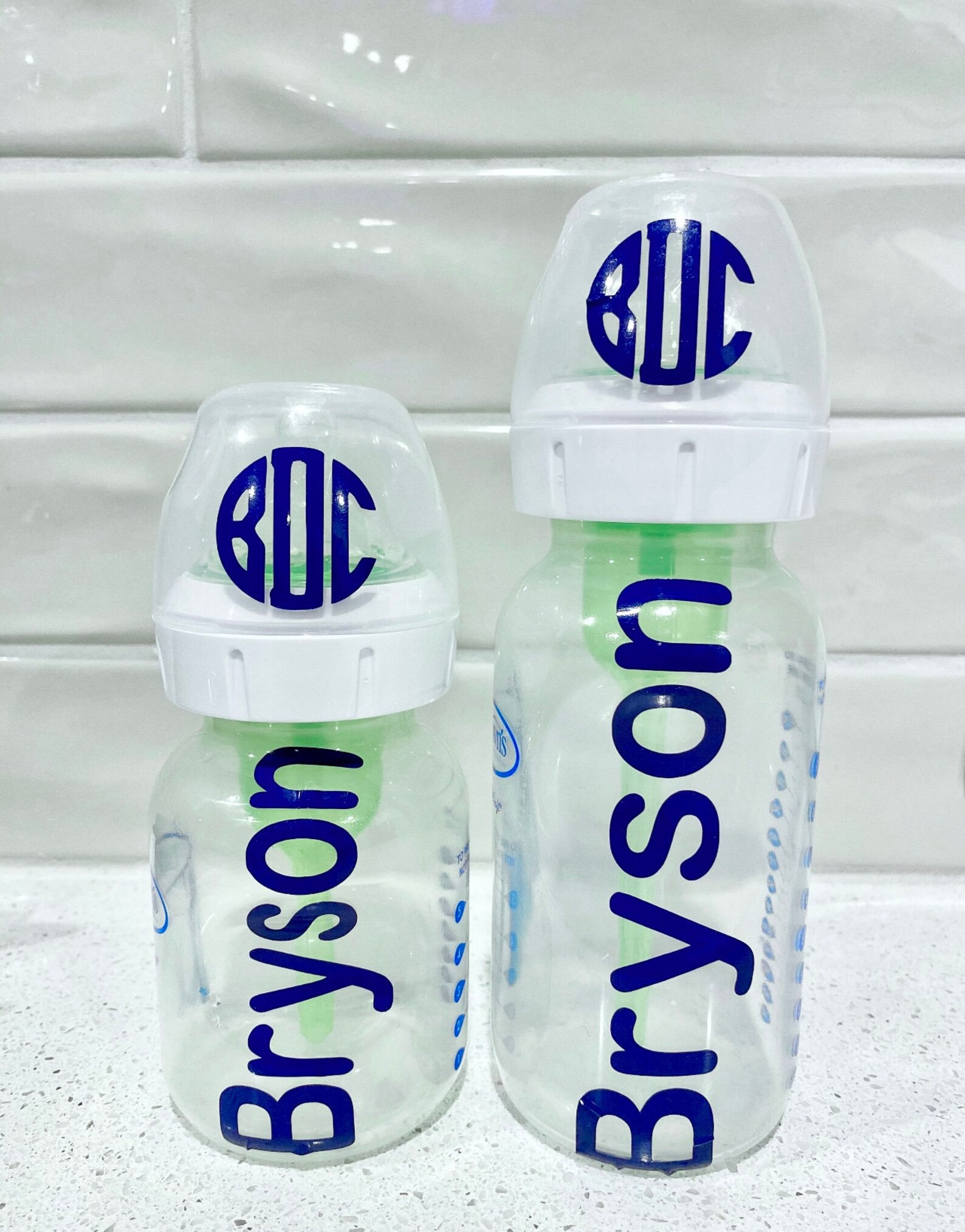 Baby Bottle Name Decals Daycare Labels Personalized Vinyl - Etsy