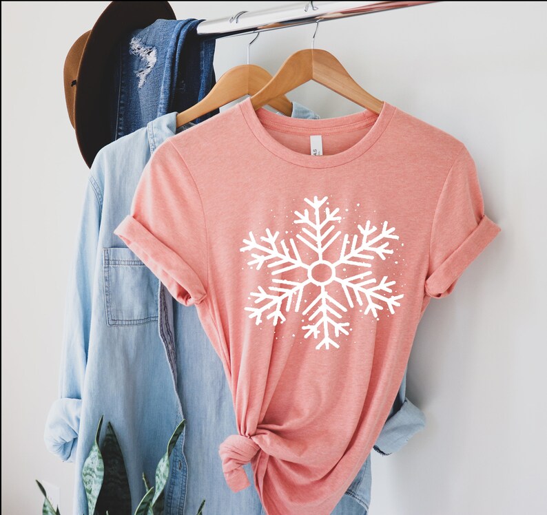 Snowflake Shirt for Women Christmas Shirt Soft Shirt - Etsy
