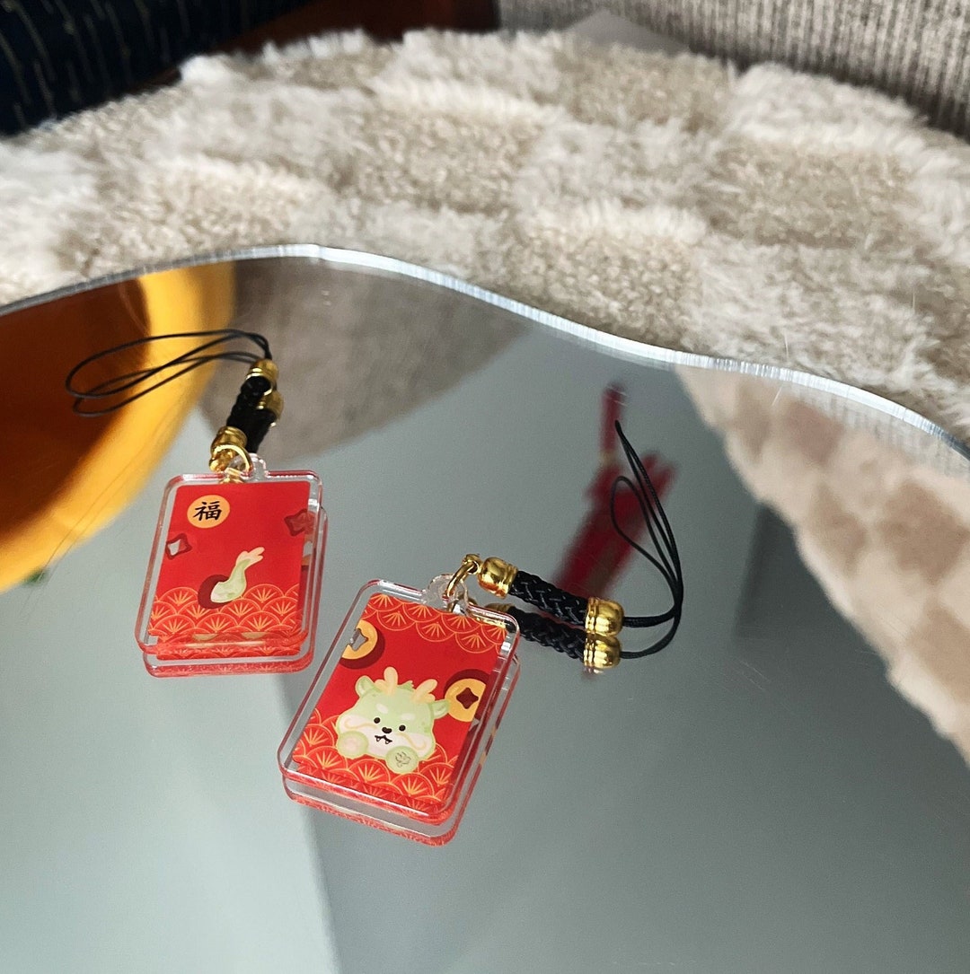 Dragon Red Envelope | Acrylic Charms - Etsy