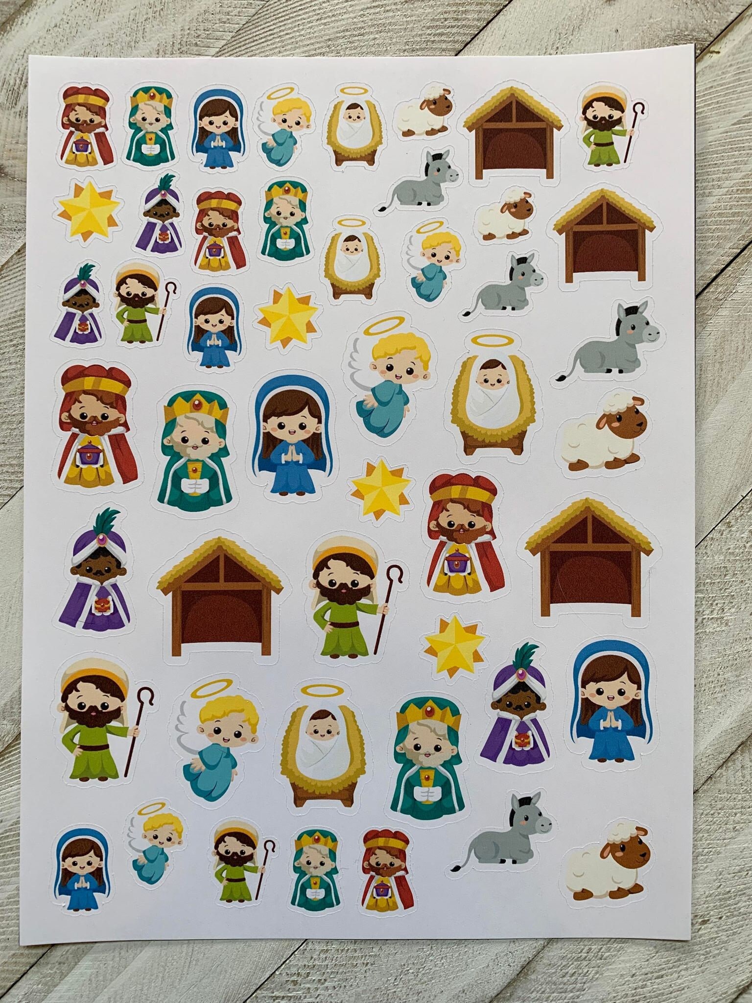 Nativity Stickers