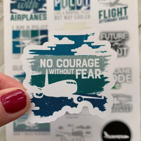 Pilot Stickers - Etsy