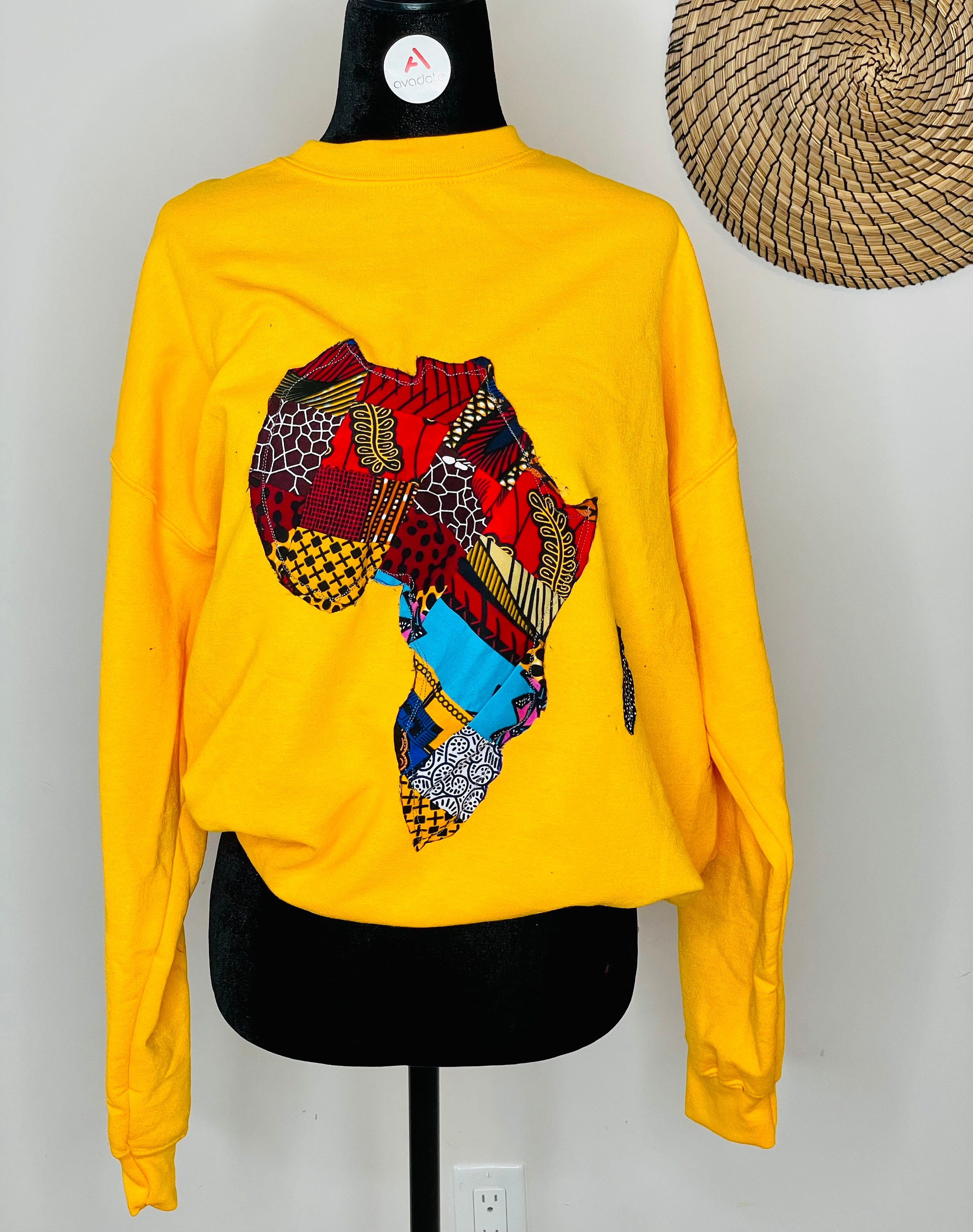 Map of Africa Sweatshirt, African Continent Sweatshirt , Unisex, Gift ...