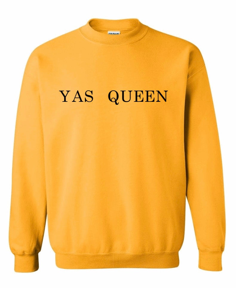 YAS QUEEN SWEATSHIRT | Etsy