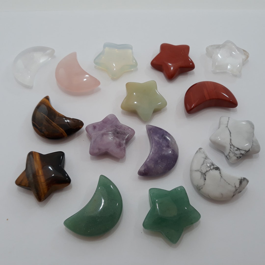 Natural Gemstone Stars - Etsy