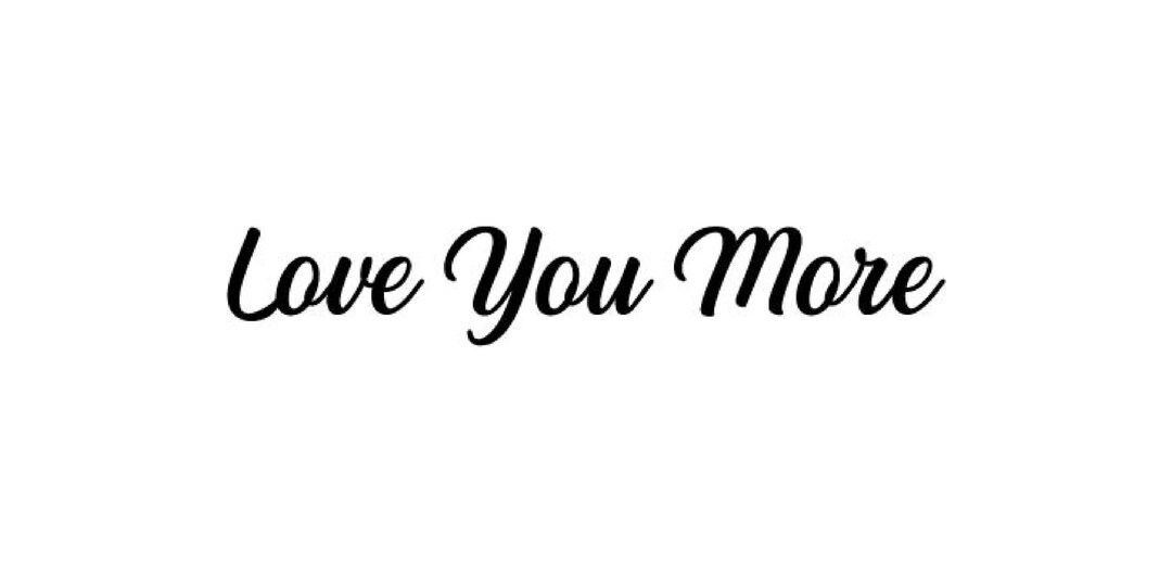 Love You More - SVG File - Etsy