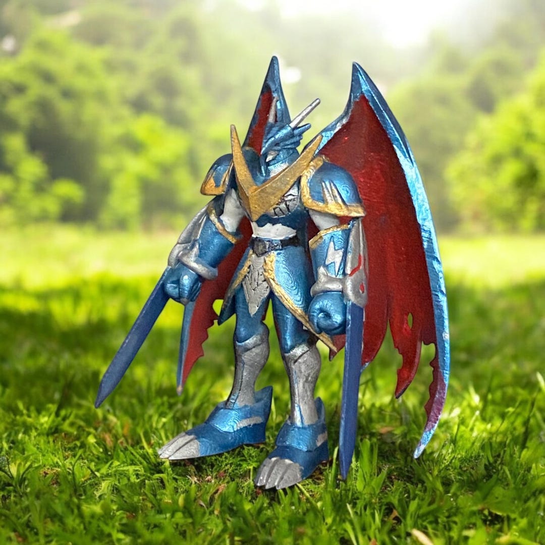 Ulforceveedramon Mini-figure Full Color Digimon - Etsy