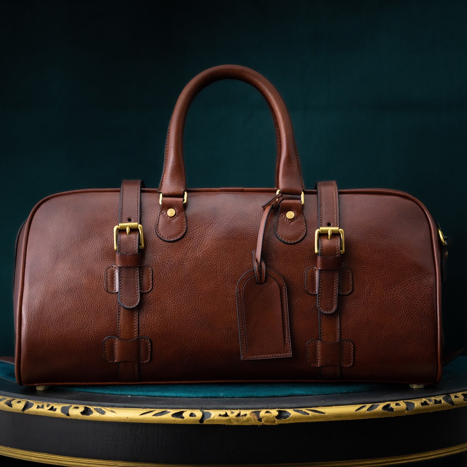 Handmade Duffel Bag, Weekend Bag, Natural Leather, Travel Bag, Mens ...