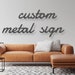 Home Sweet Home Metal Words Metal Wall Decor Ensix Metal Design Bedroom ...