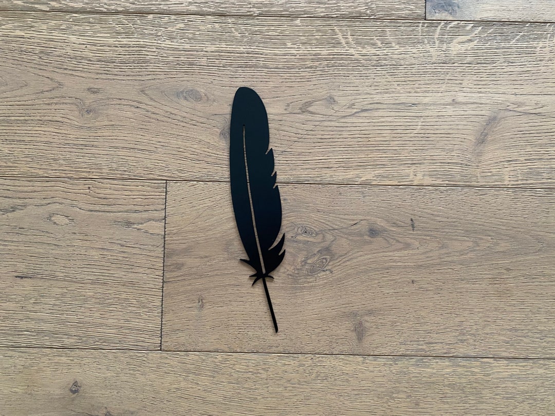 Metal Feather Wall Art: Modern Steel Feather Decor - Etsy