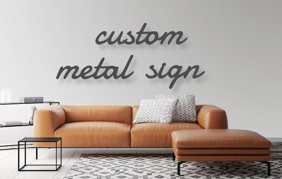 Custom Metal Quotes Custom Metal Words, Custom Word Signs, Wall
