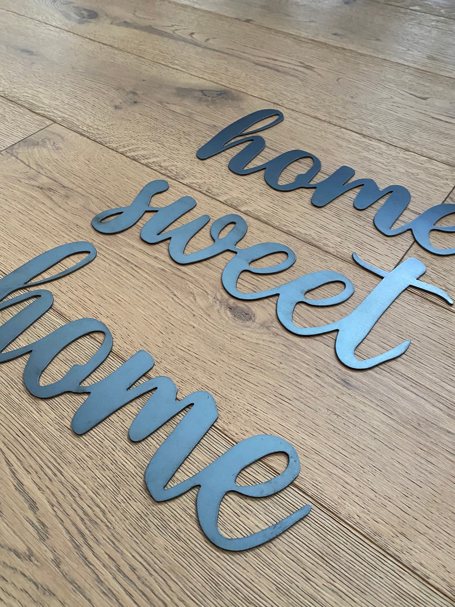 Home Sweet Home Metal Word Metal Wall Art Home Sweet Home | Etsy