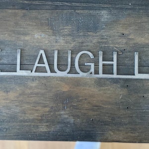 LIVE LAUGH LOVE Metal Sign | Wall Art | Modern Art - Etsy