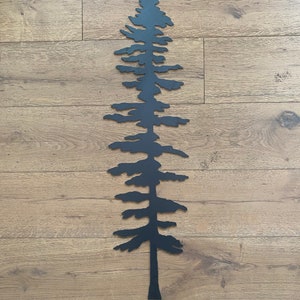 Large Sitka Metal Tree Wall Art: Cabin Decor - Etsy