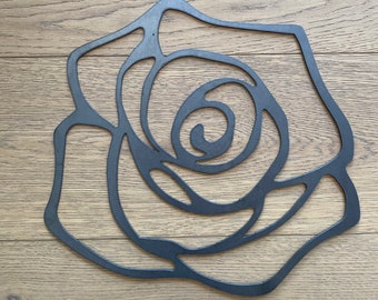 Wire Rose Wall Hanging Wire Wall Art Home Decor Wall - Etsy