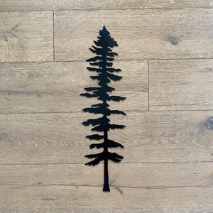 Single Sitka Metal Tree Wall Art | Tree Art | Metal Art - Etsy