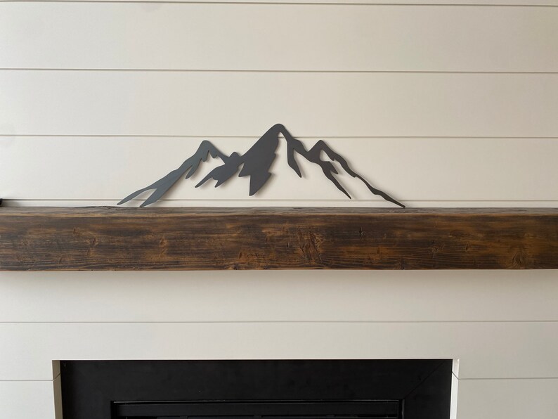 Metal Mountain Wall Decor Range Home Decor Art - Etsy