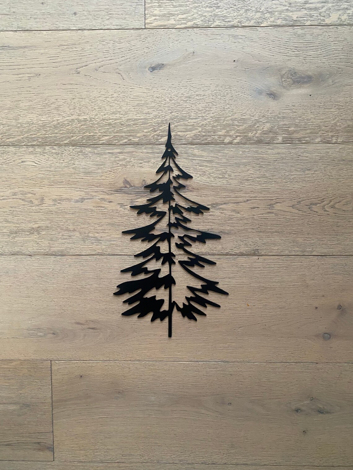 Single Cedar / Fir Metal Tree Wall Art | Fir Tree Art | Metal Art ...