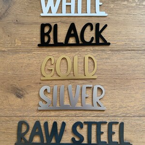 Custom Metal Sign | Custom Metal Words | Personalized Sign | Custom ...