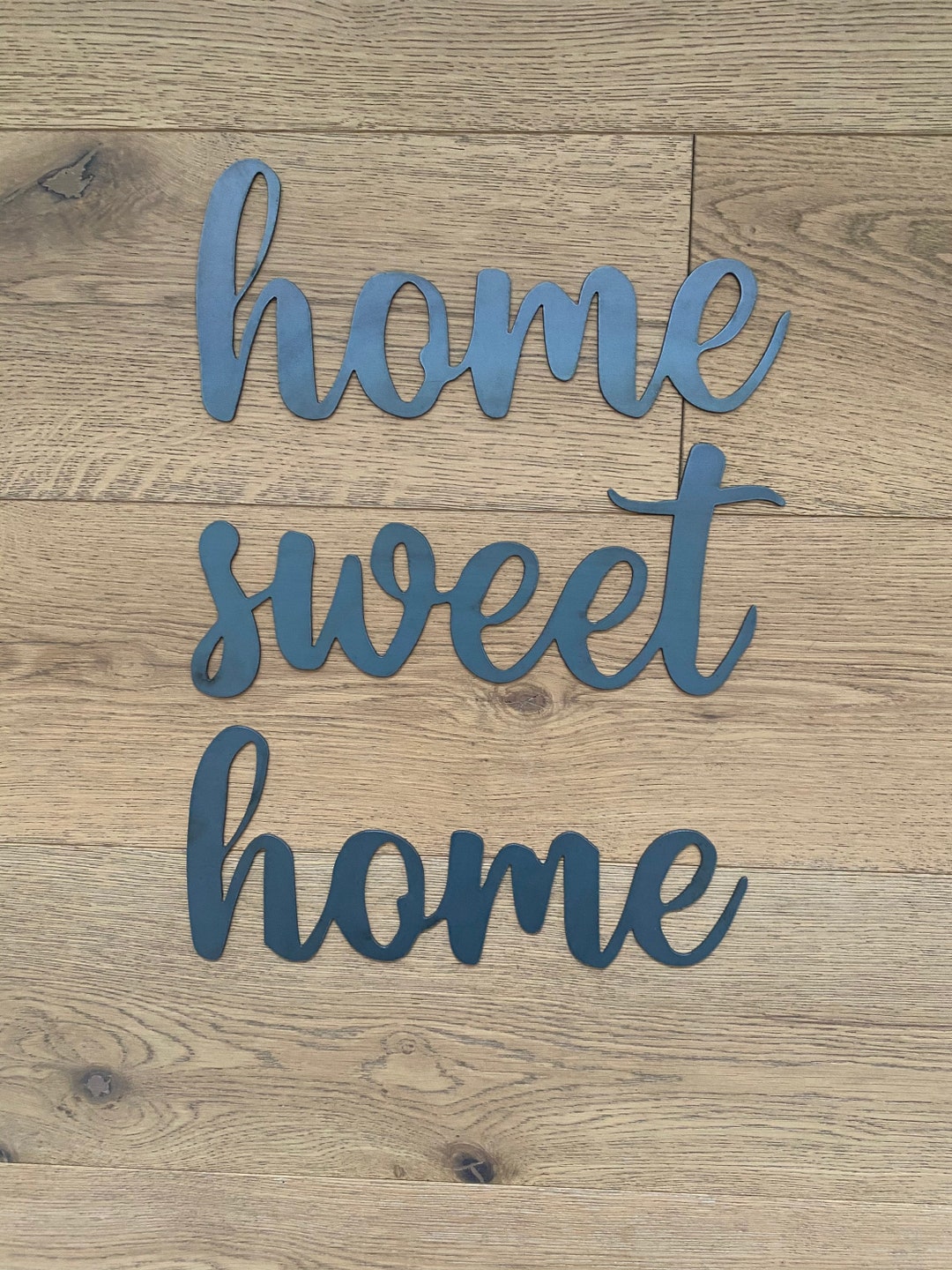 Home Sweet Home Metal Word - Metal Wall Art - Home Sweet Home Word Sign ...
