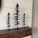 Sitka Tree Home Decoration Sitka Trees Set of Metal Tree Wall Art ...