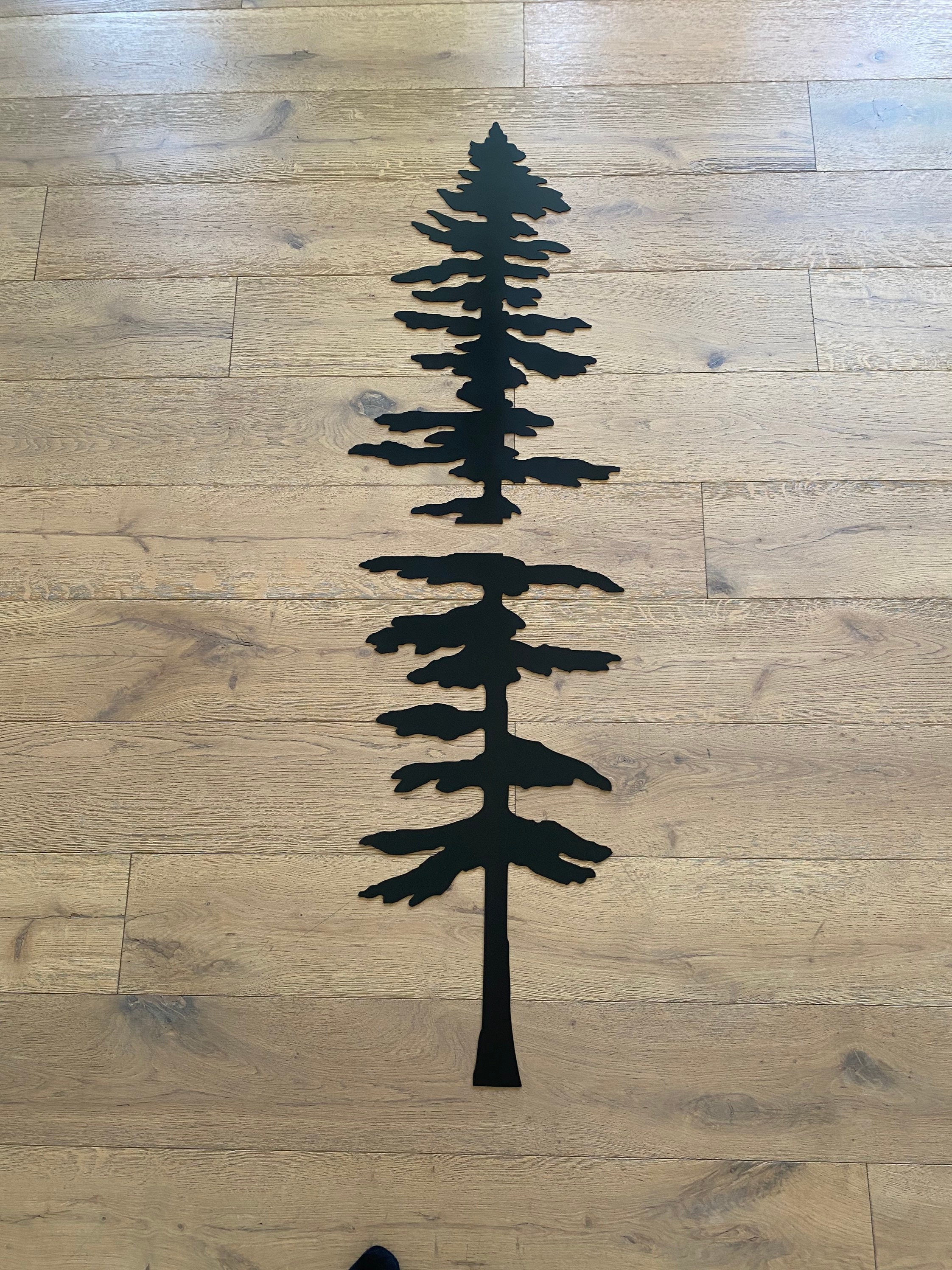 Rustic Sitka Tree Metal Wall Art: Nature-inspired Decor - Etsy