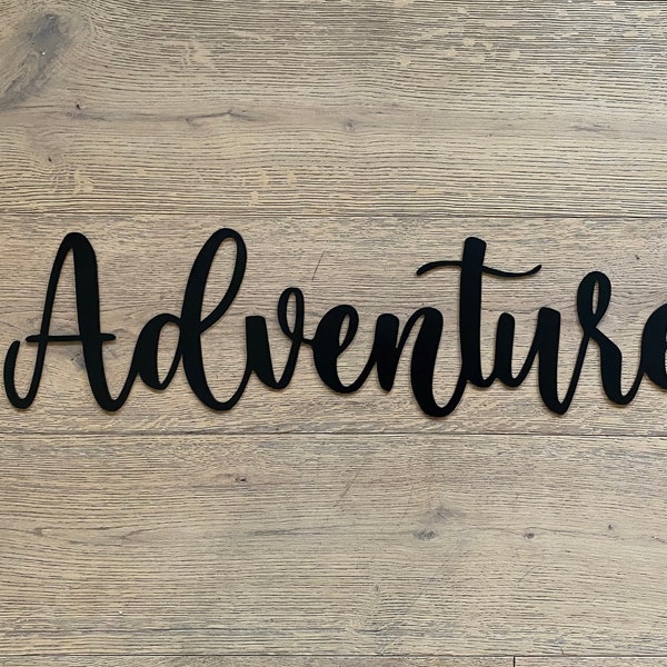 Adventure Metal Sign - Etsy