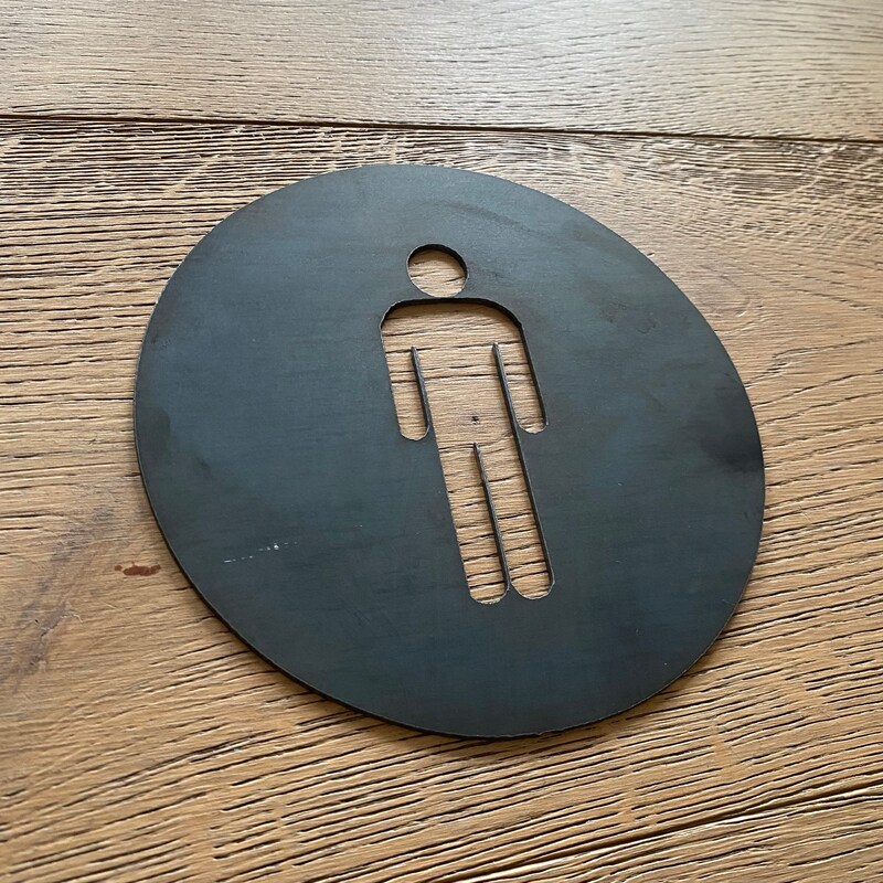 Bathroom Male and Female Signs - Etsy