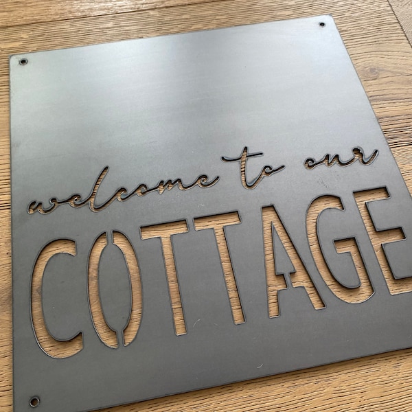 Outdoor Metal Cottage Signs - Etsy