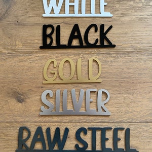 Personalized Metal Quote Sign Custom Word & Phrase Wall Art Unique Home ...