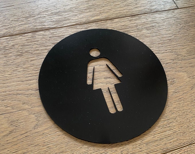 All Inclusive Restroom Sign. All Gender Neutral Bathroom Wall Decor ...