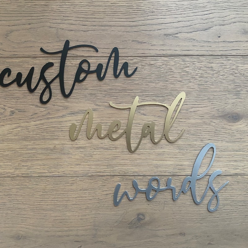 Custom Metal Wall Art - Etsy