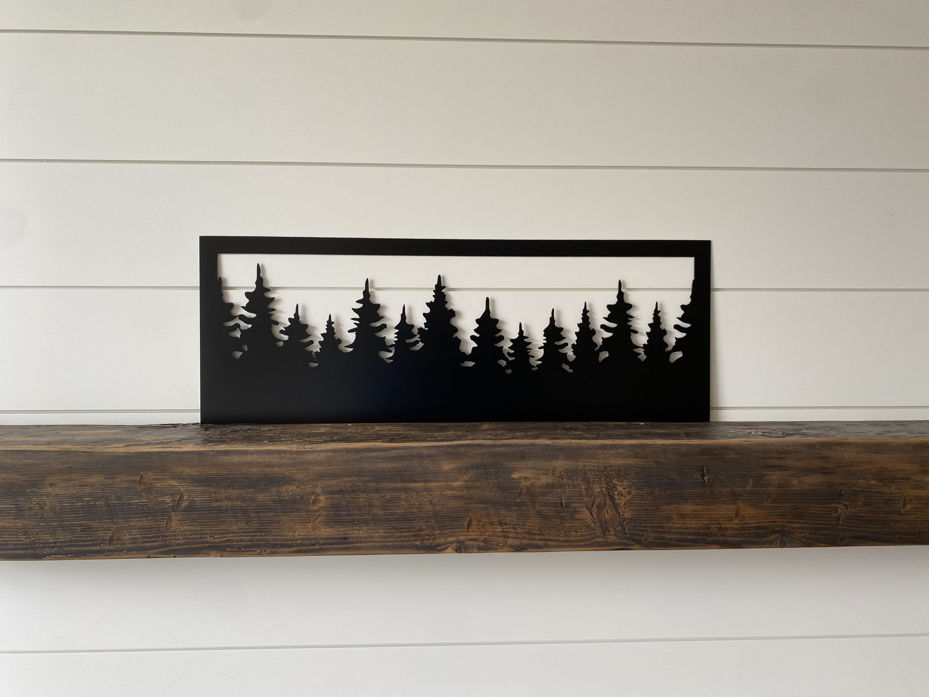 Frame Metal Tree Line Wall Art Line of Trees Forest - Etsy Canada