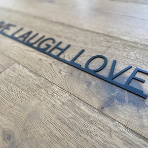 LIVE LAUGH LOVE Metal Sign | Wall Art | Modern Art - Etsy