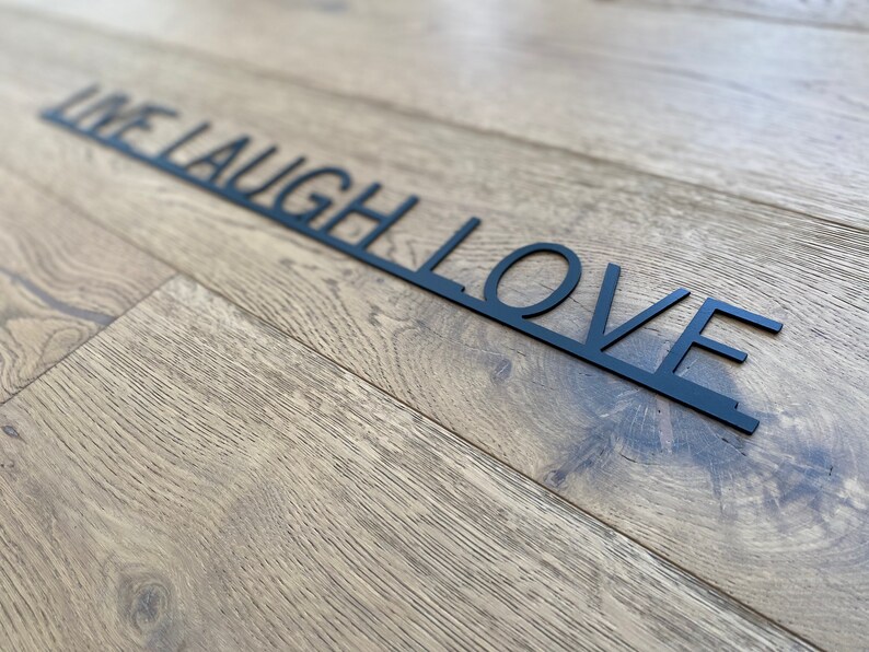 LIVE LAUGH LOVE Metal Sign | Wall Art | Modern Art - Etsy