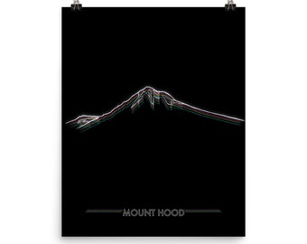 Mount Hood Poster - Etsy