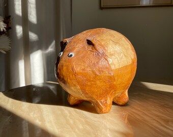 Paper Mache Piggy Bank - Etsy