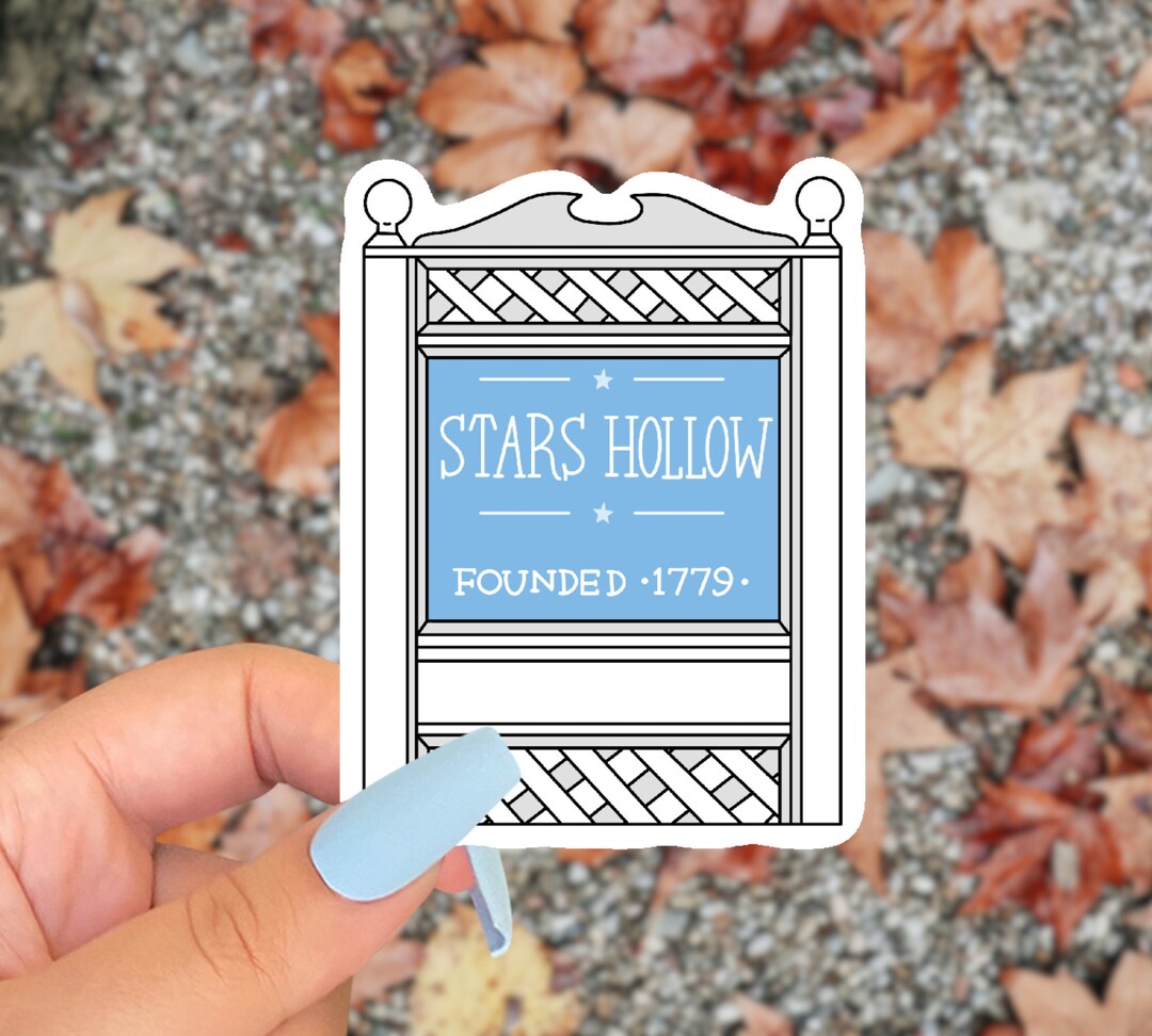 Stars Hollow Sticker / Gilmore Girl Stickers / Gilmore Girls Sticker ...