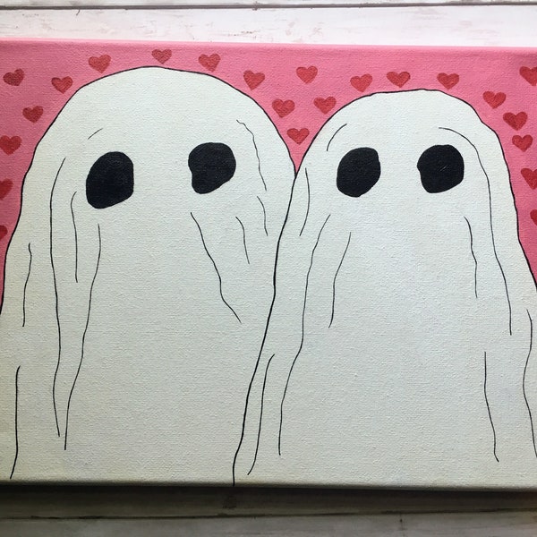 Cute Ghost Paintings - Etsy