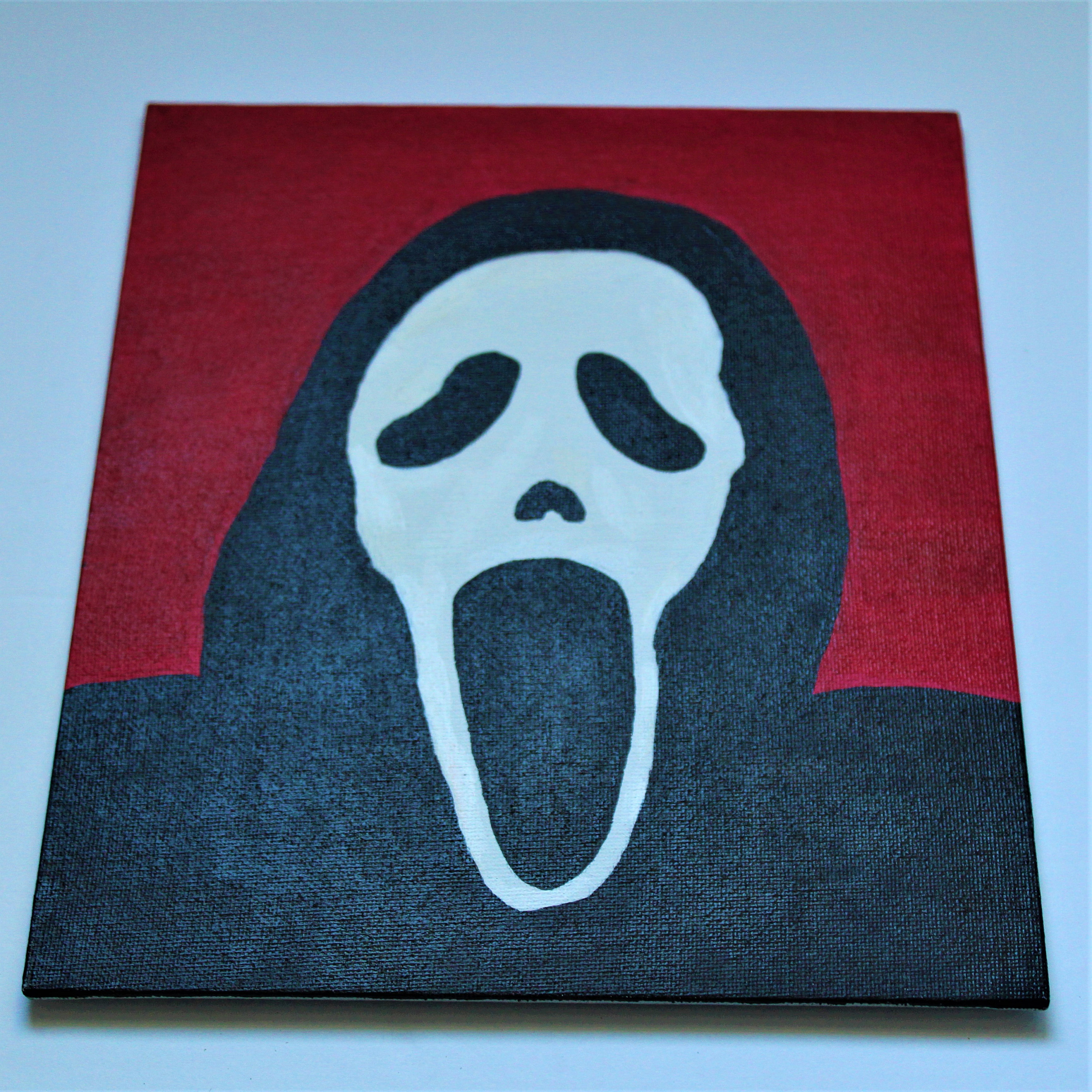 Ghostface Canvas Painting - Etsy