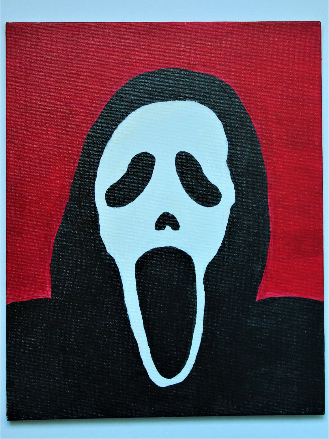 Ghostface Canvas Painting - Etsy