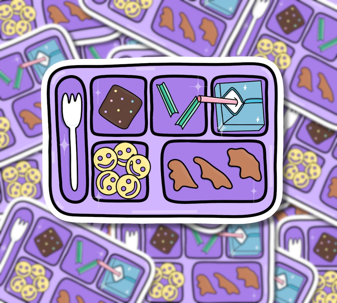 School Lunch Sticker / Y2k Sticker / Nostalgia Stickers / 2000s ...