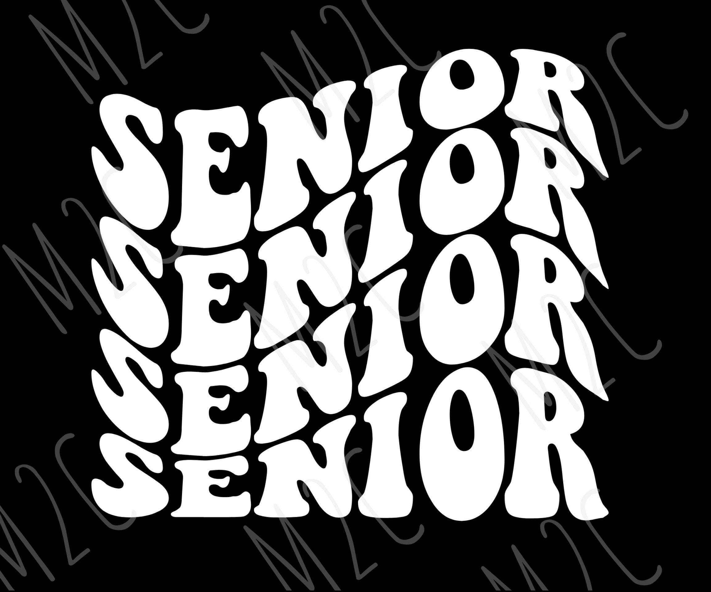 Senior 2024 Wavy PNG DOWNLOAD ONLY - Etsy