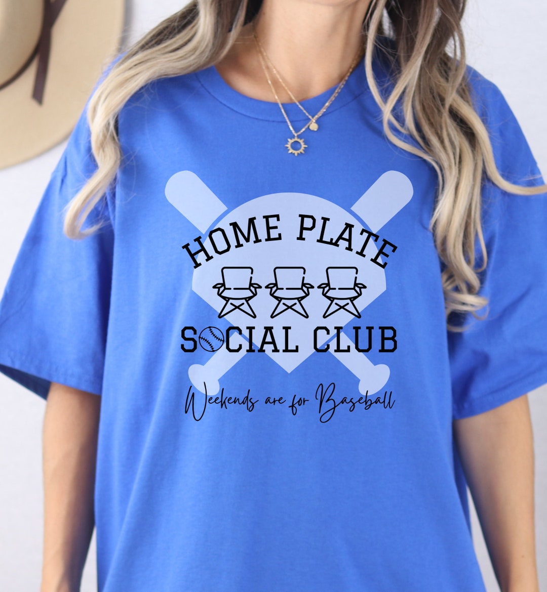Home Plate Social Club Baseball Shirt PNG DOWNLOAD ONLY - Etsy