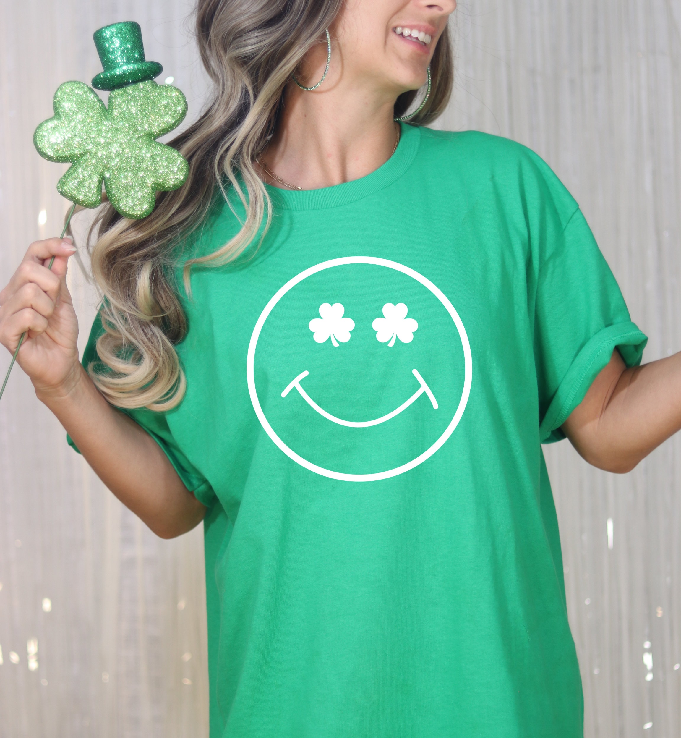 Shamrock Smiley Face PNG DOWNLOAD ONLY - Etsy