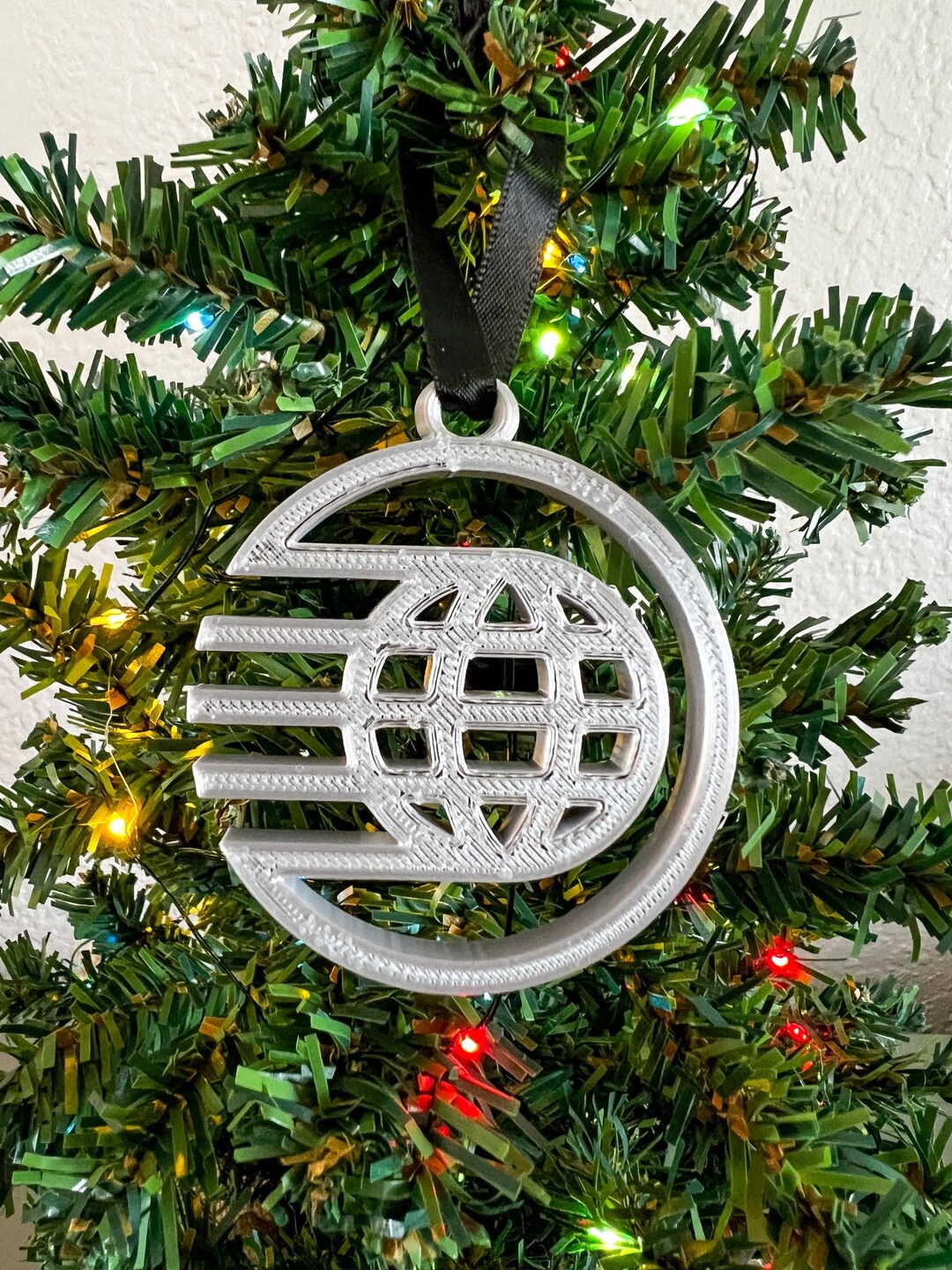 Spaceship Earth Ornament - Epcot Pavilion Logo - Etsy