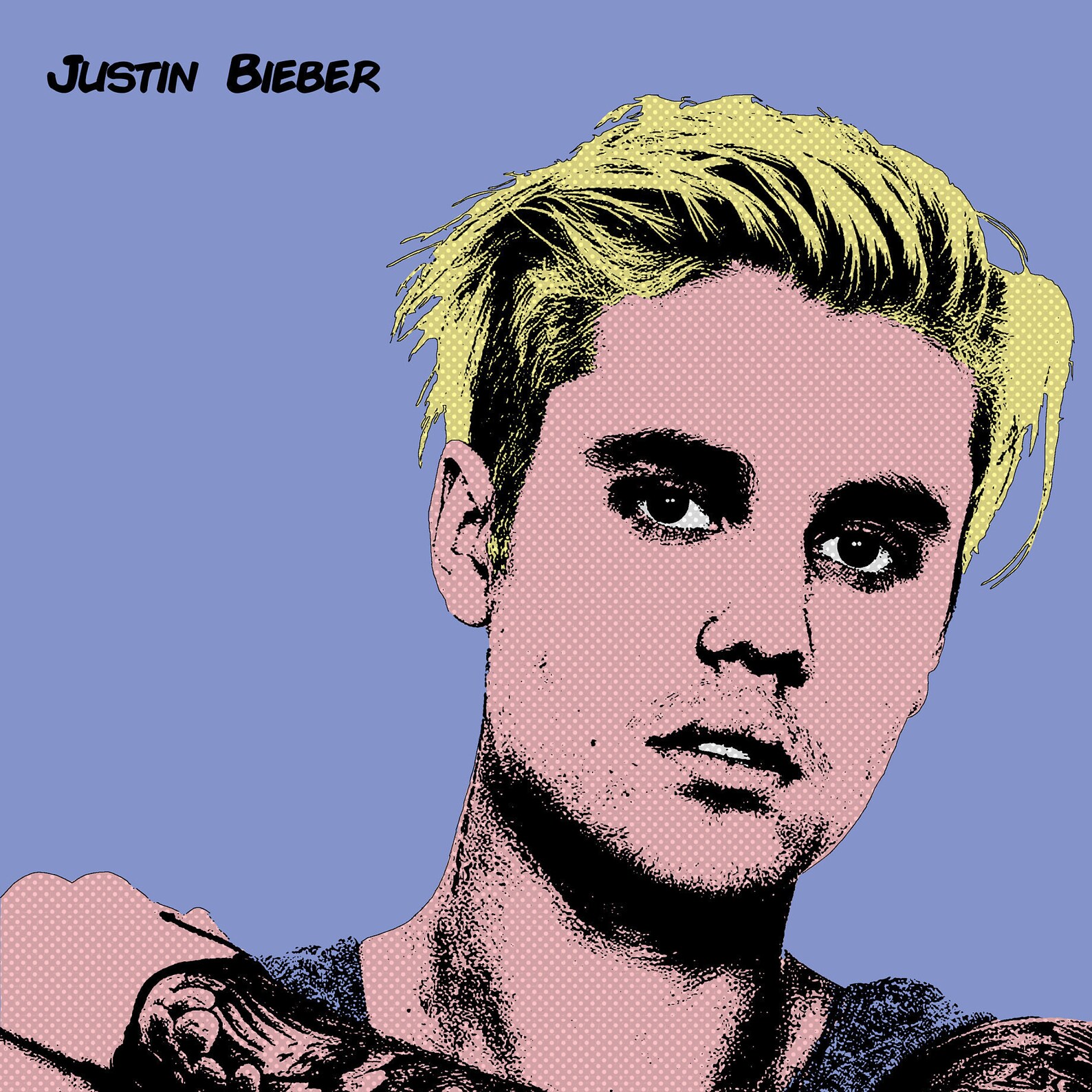 JUSTIN BIEBER Pop Art Poster Print Bieber Art Fan Art | Etsy