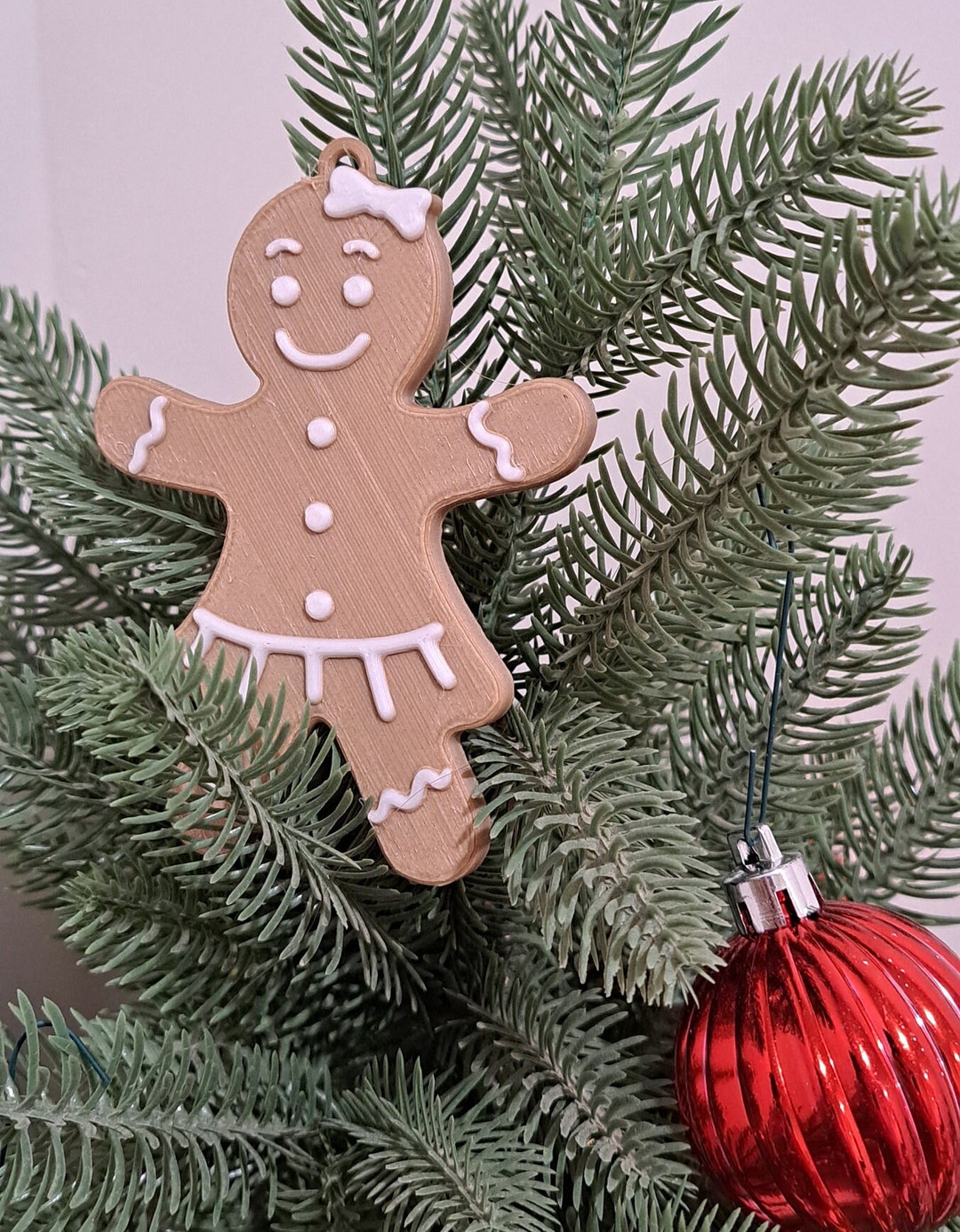 Gingerbread Girl Christmas Ornaments pack of 3 - Etsy UK