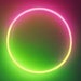 Circle Neon Sign - Round Neon Sign - LED Light up Sign - Sun Neon Sign ...