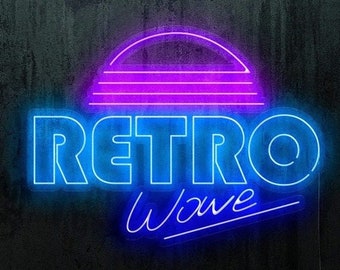 Retro Led Sign - Etsy
